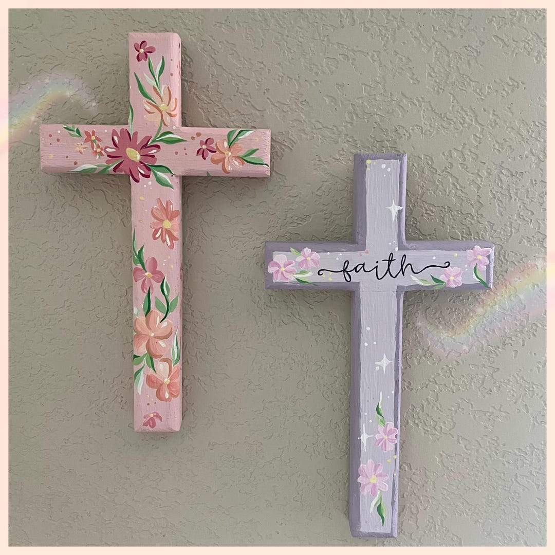 Crosses - Painted Wood Crosses / Christian Art - Etsy