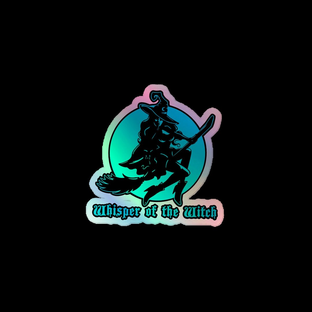NEW Whisper of the Witch Logo Holographic Stickers Whisper of the Witch ...