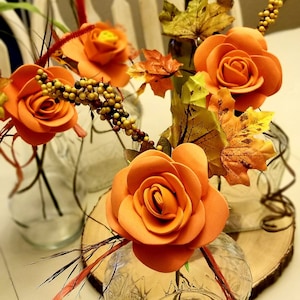 Handmade Foam Roses - Etsy