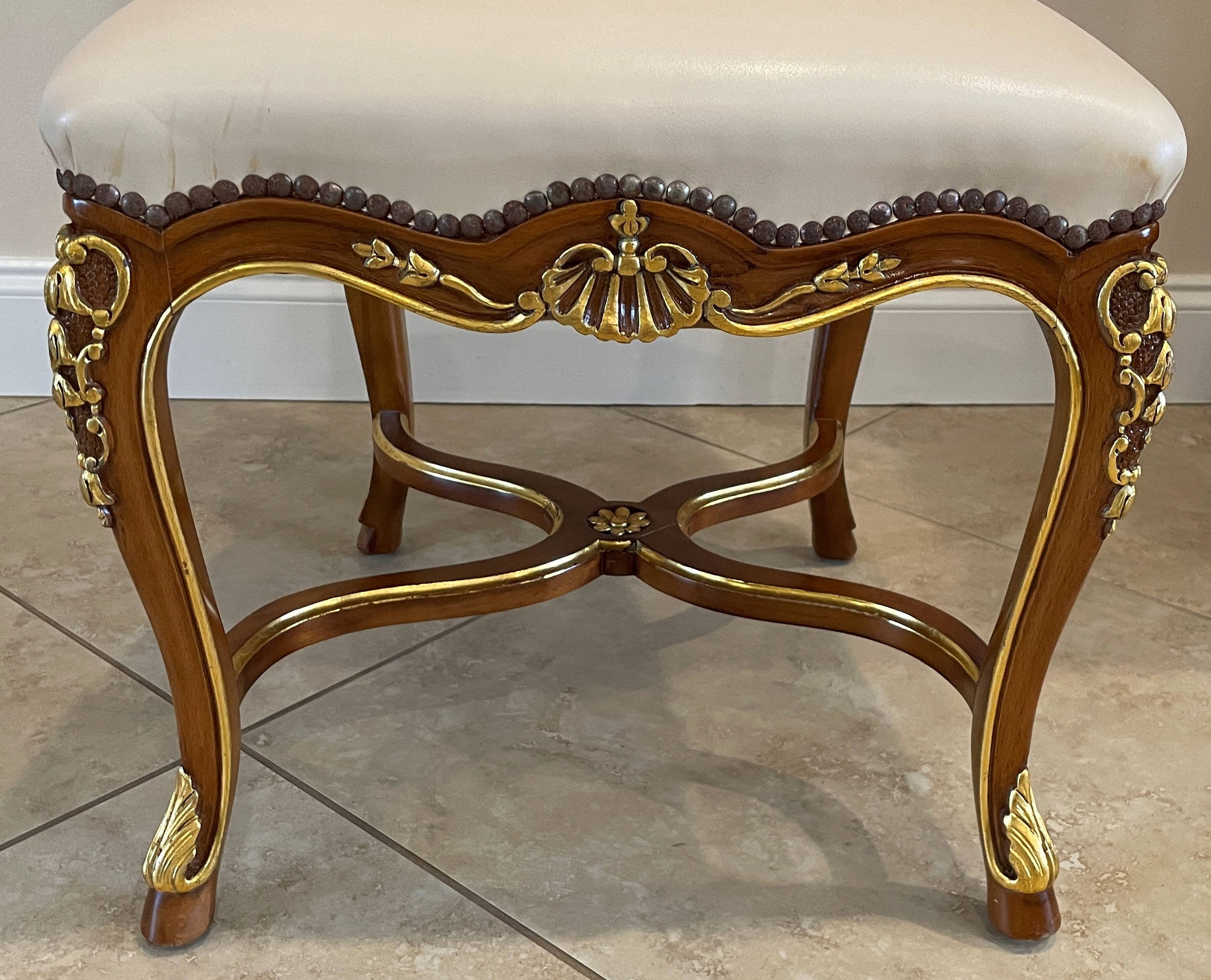 Set of 6 Vintage Tufted Leather Dining Chairs ENC-1143A - Etsy