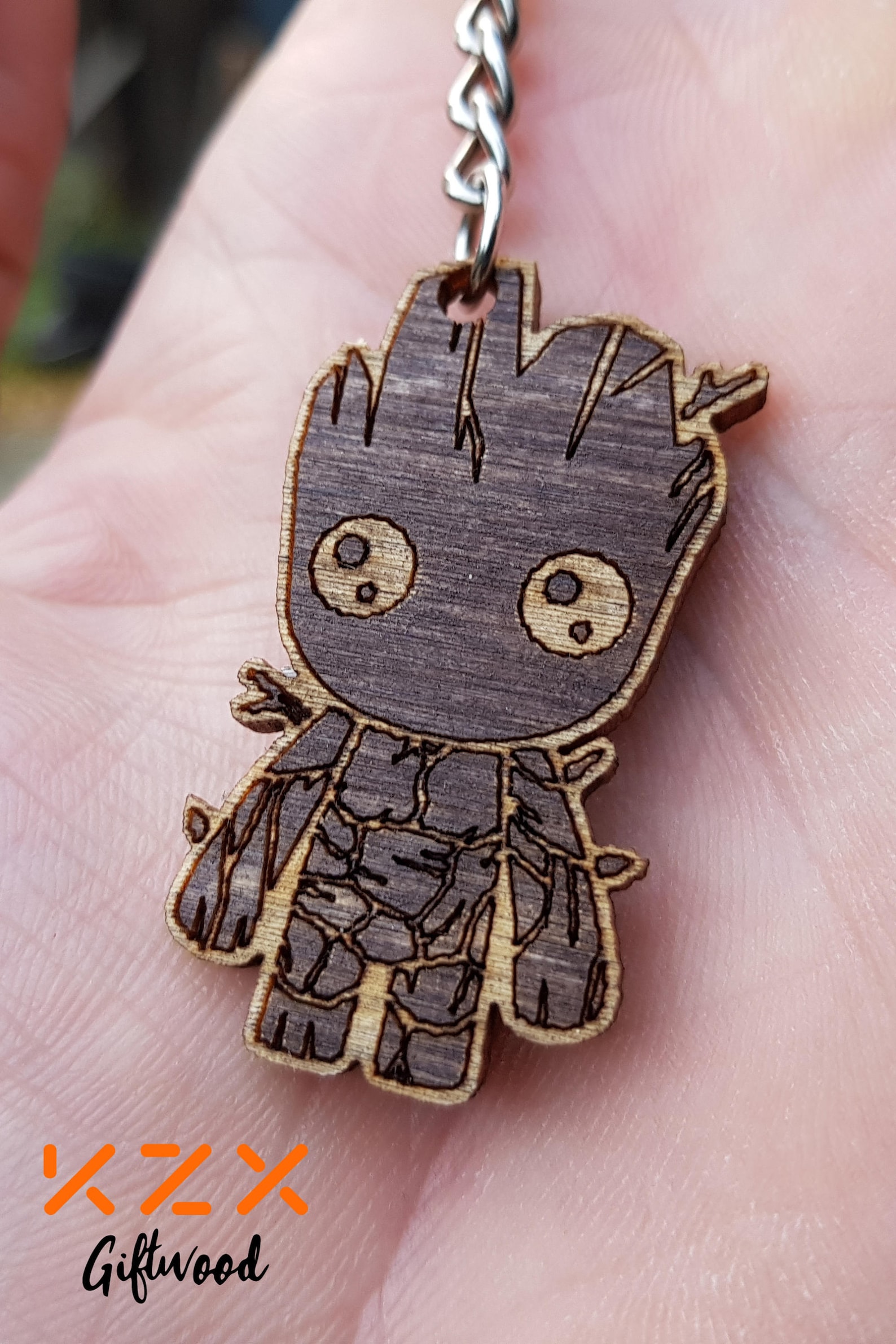 Baby Groot / Guardians of Galaxy / Keychain / Necklace / Great Gift - Etsy