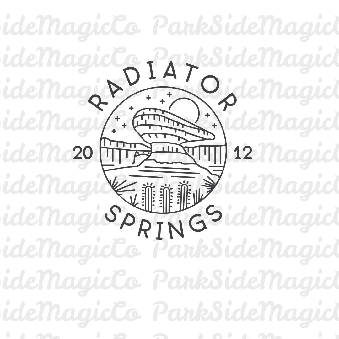 Downloadable Radiator Springs SVG PNG for Family Vacation T-shirts ...