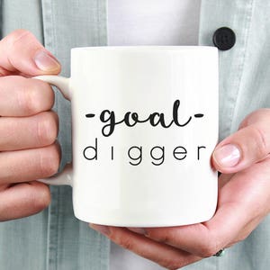 Goal Digger Mug I'm A Goal Digger Entrepreneur Mug Boss - Etsy