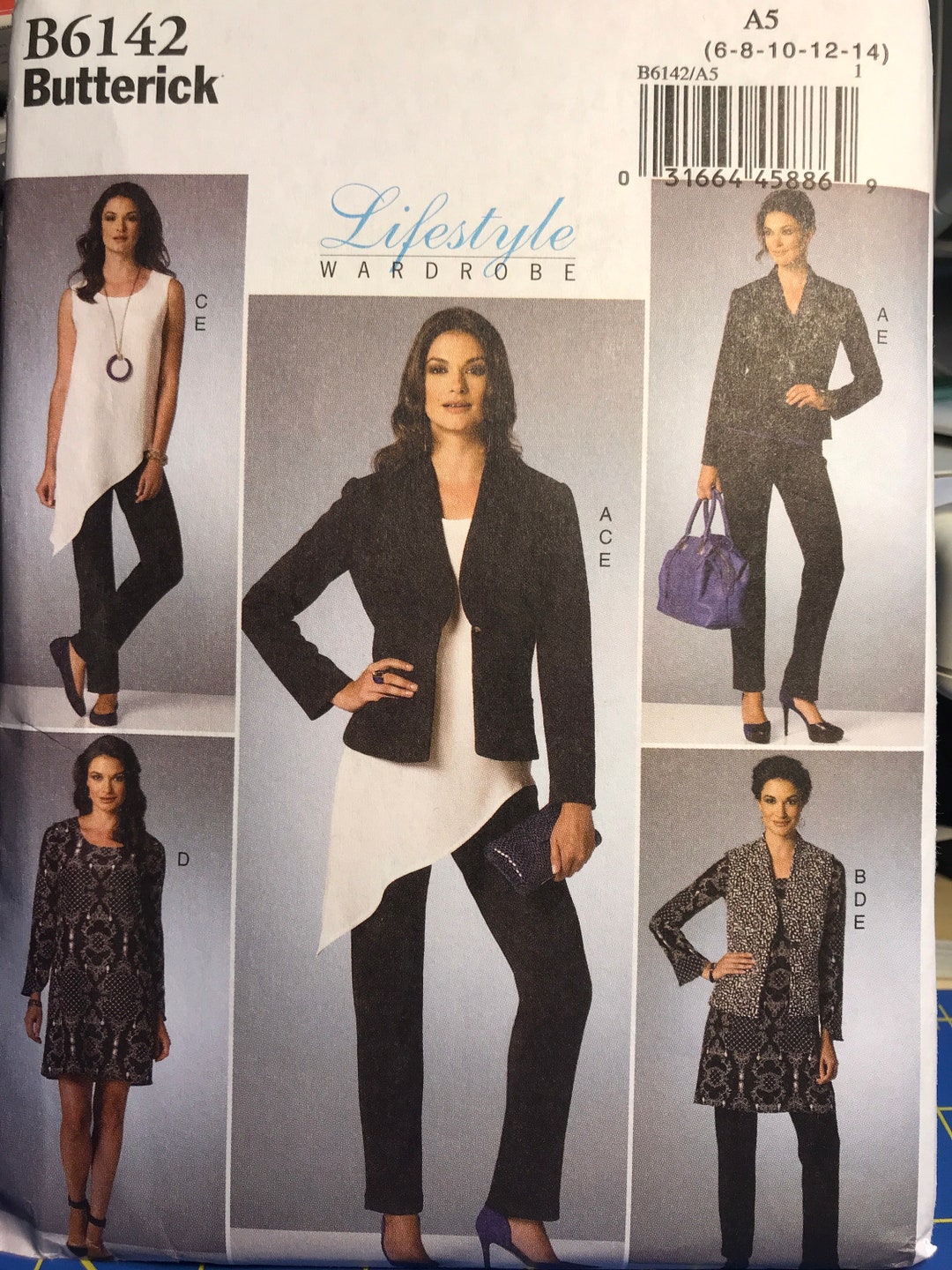 Butterick 6142 Lifestyle Wardrobe Pattern - Etsy