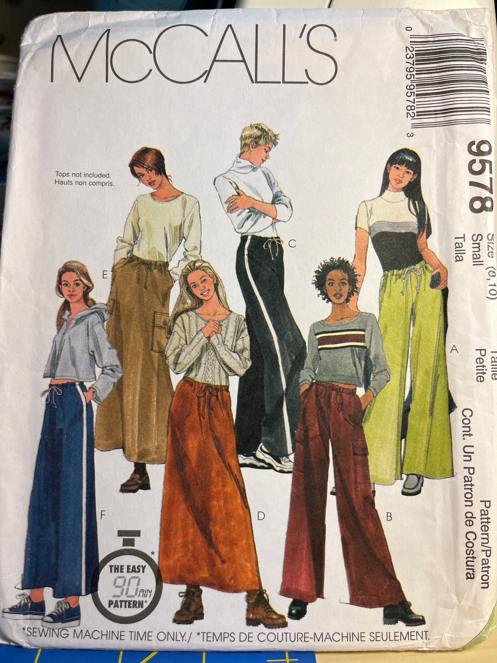 Vintage Mccalls 9578 Pants & Skirt Pattern - Etsy