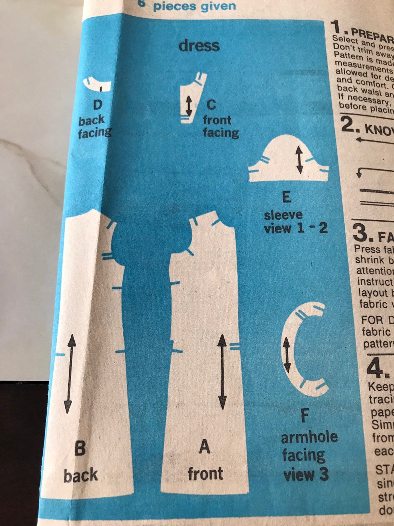 Vintage Simplicity Jiffy Dress Pattern 6079 From 1973 - Etsy