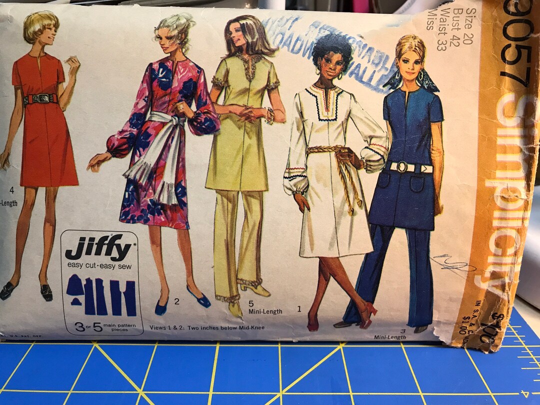 Vintage Simplicity Pattern 9057 - Etsy