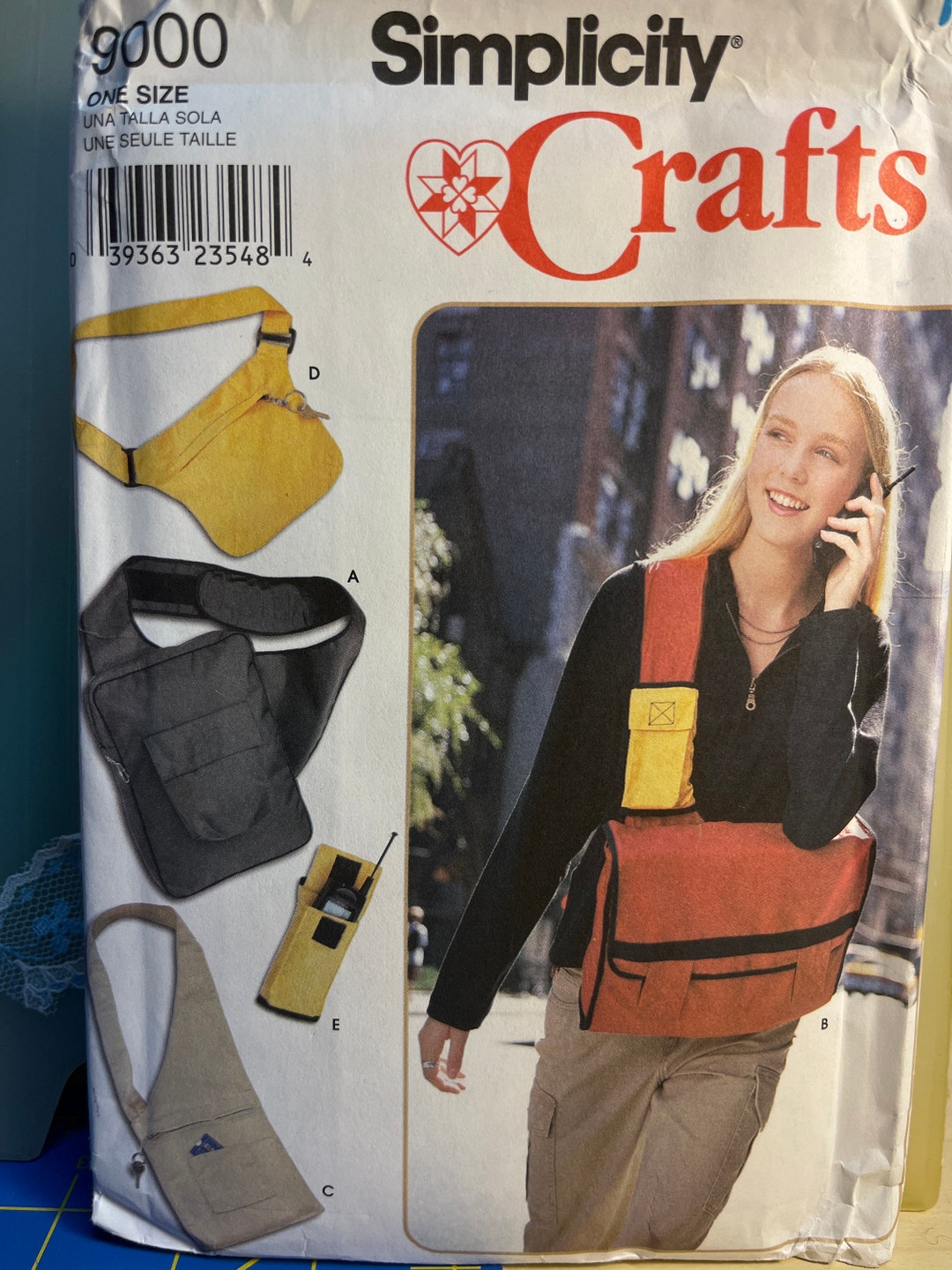 Vintage Simplicity 9000 Bags & Cell Phone Holder - Etsy