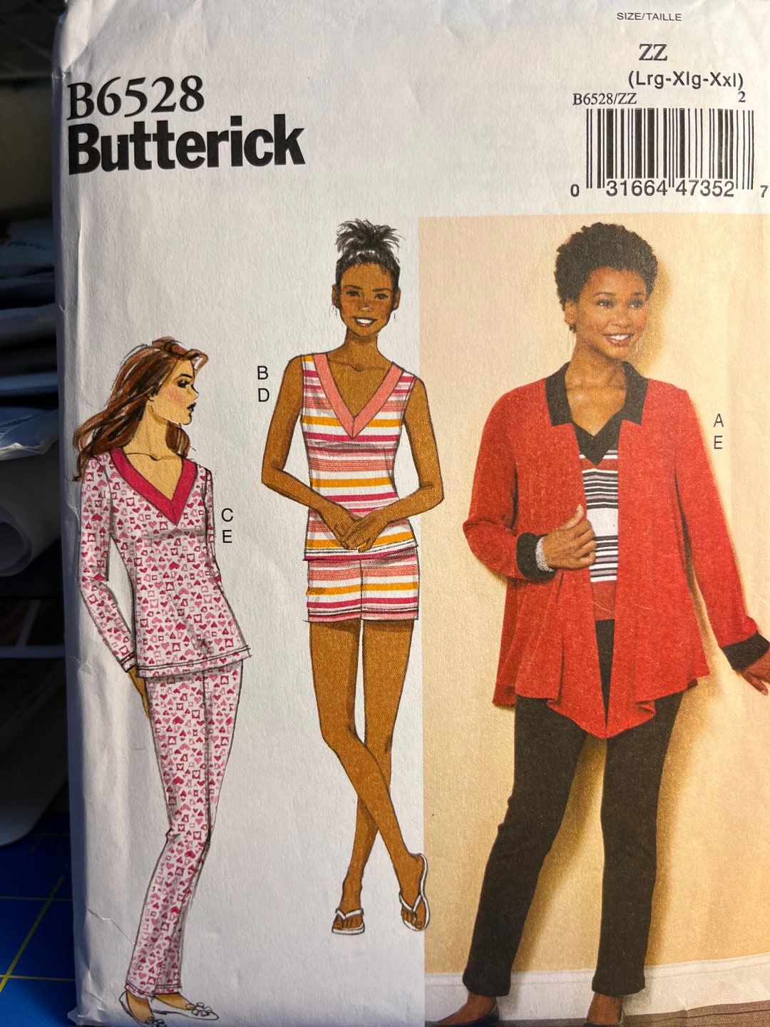 Butterick 6528 Jacket, Shorts & Pants - Etsy