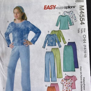 Vintage Mccall's Girl's Pattern 4554 - Etsy