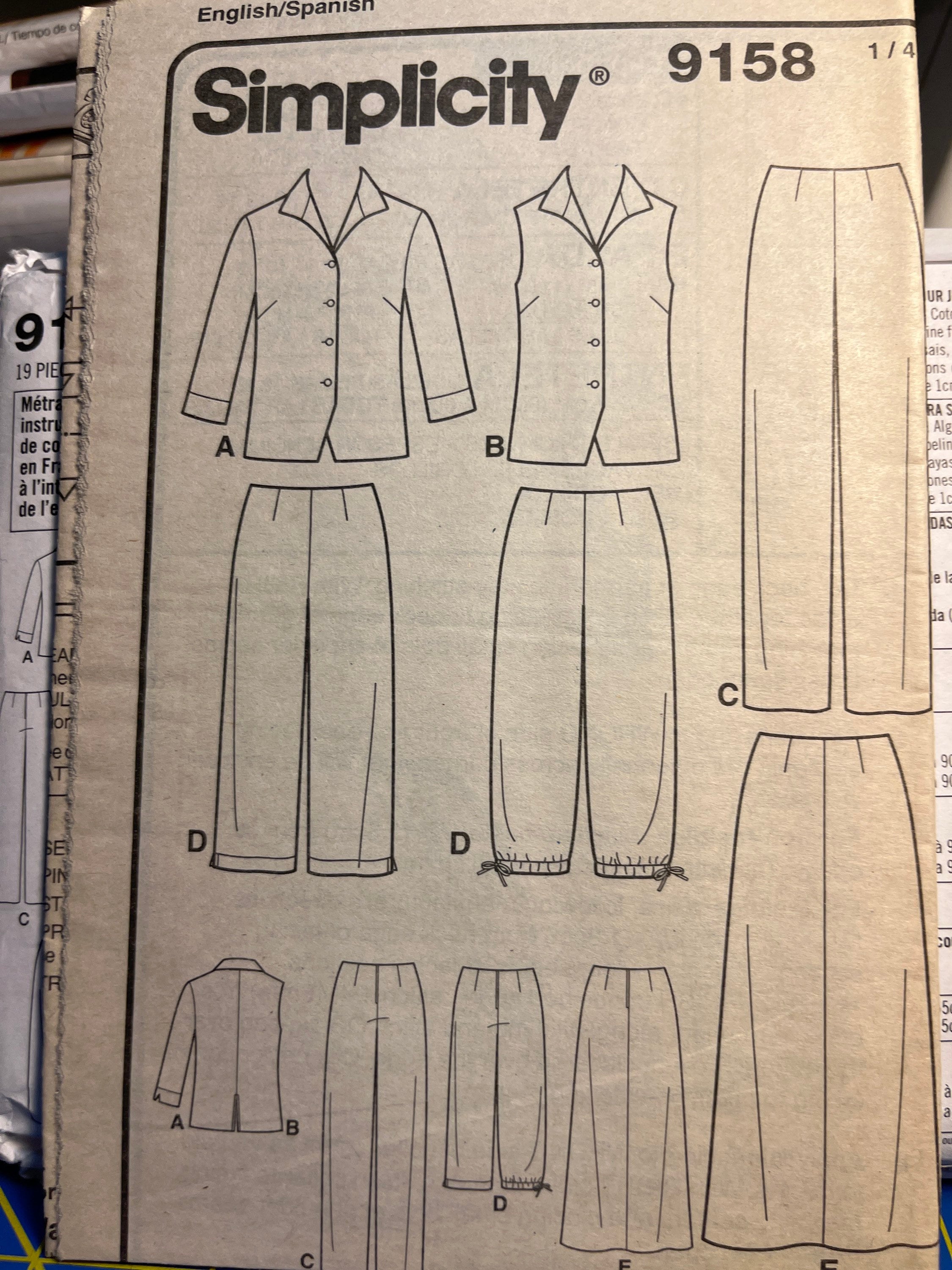 Vintage Simplicity 9158 Wardrobe Pattern - Etsy