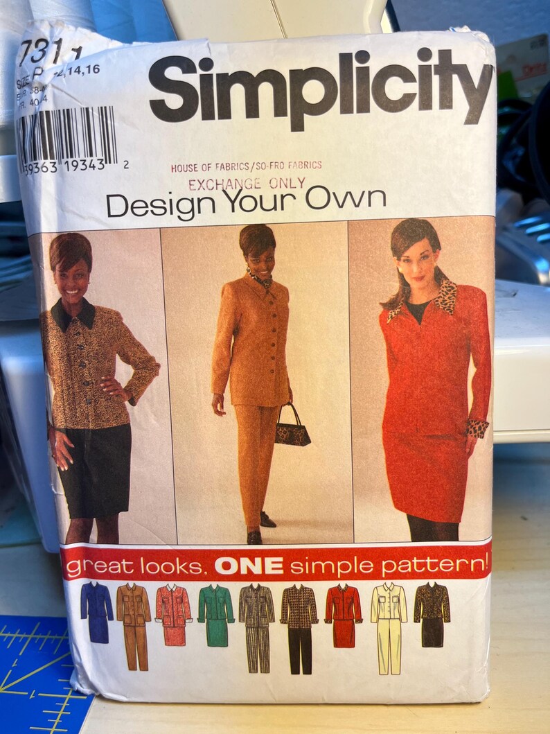 Vintage Simplicity 7311 Design Your Own Wardrobe - Etsy