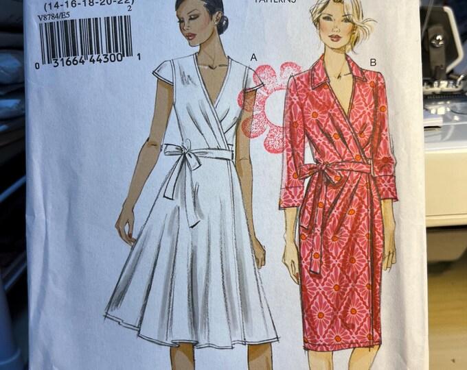 Vogue 8784 Wrap Dress - Etsy