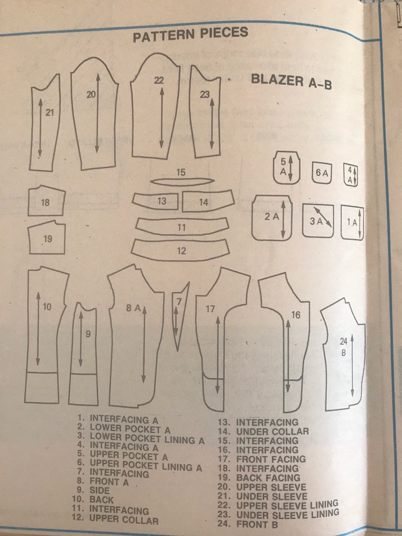 Vintage Mccalls Nancy Zieman Blazer Pattern 4085 - Etsy