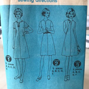 Vintage Simplicity Jiffy Dress Pattern 6079 From 1973 - Etsy