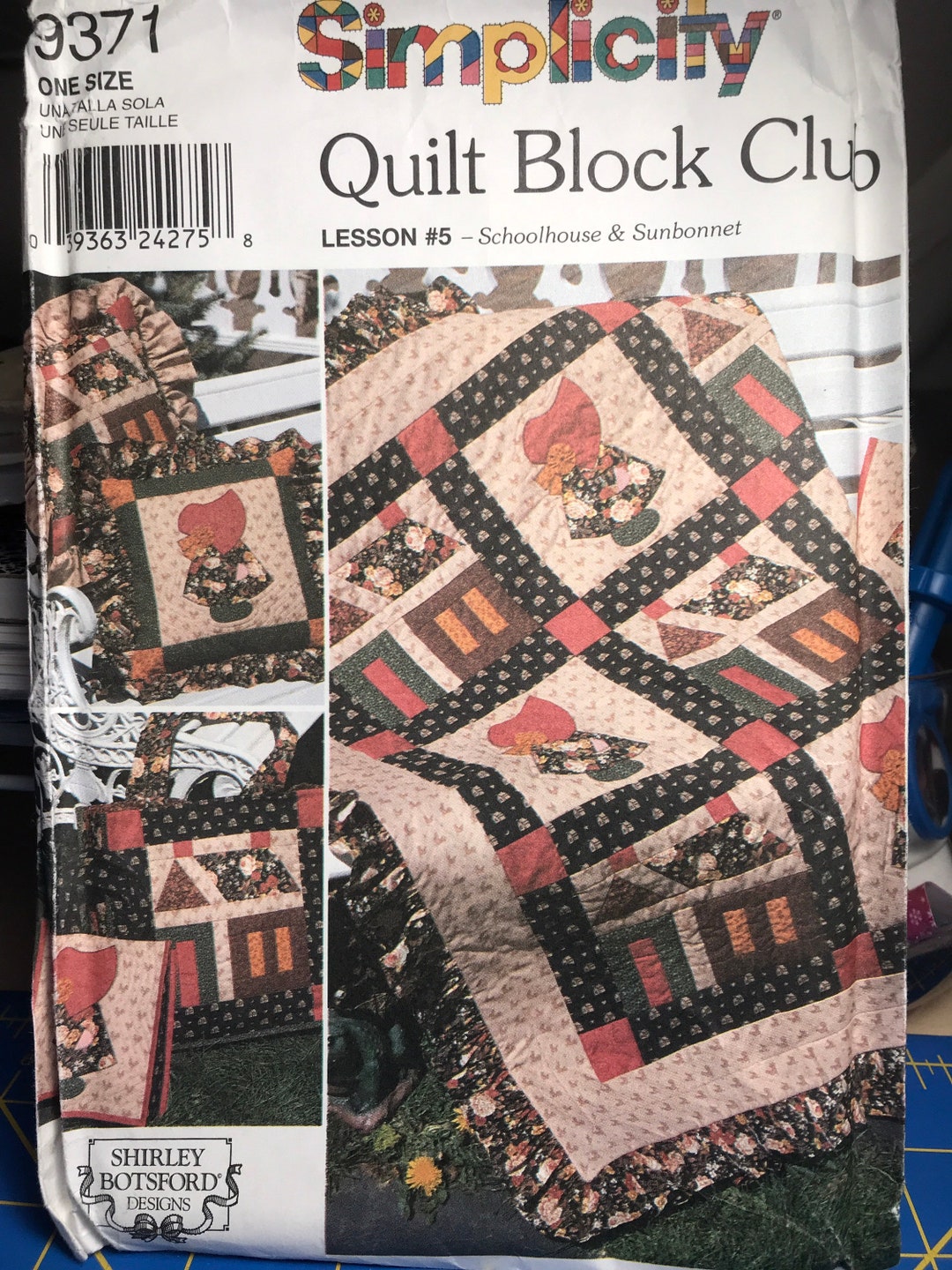 Vintage Simplicity Quilt Block Pattern 9371 - Etsy