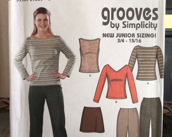 Vintage Simplicity Grooves Junior Pattern 9132 | Etsy