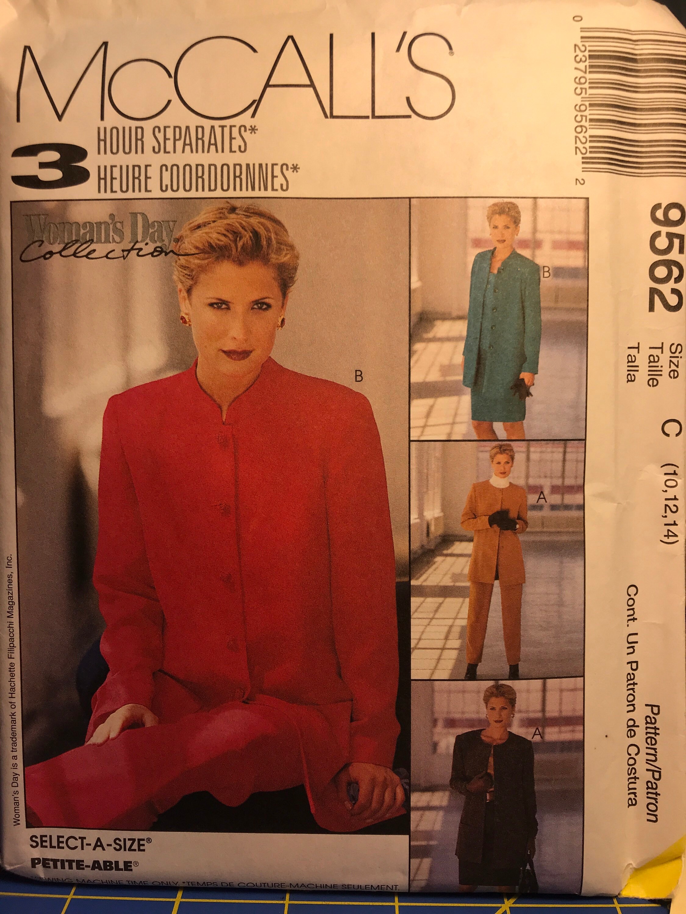 Vintage Mccall’s Coordinates Pattern 9562 - Etsy