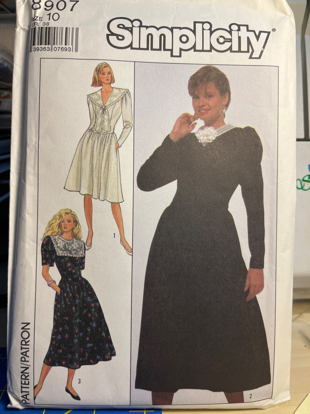 Vintage Simplicity Dress Pattern 8907 - Etsy