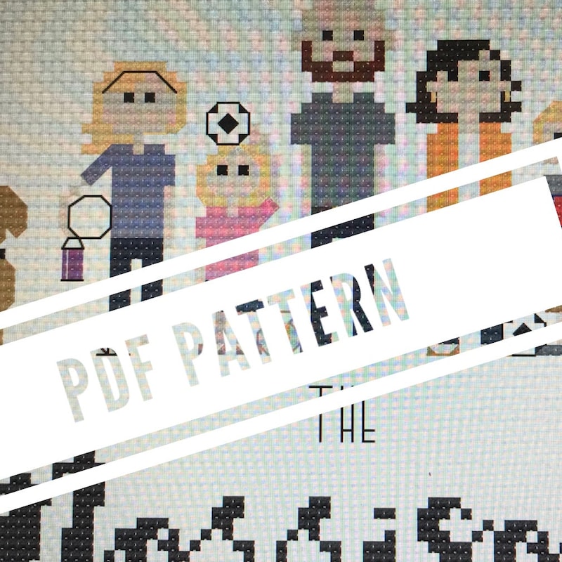 Cross Stitch Family Pattern - Etsy