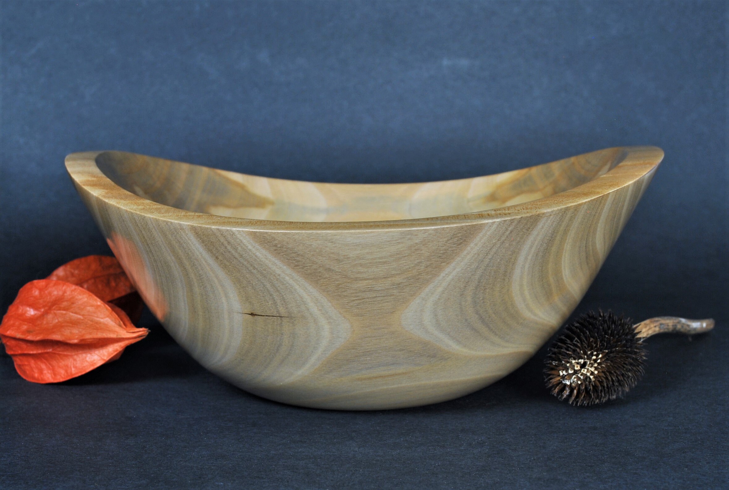 Natural Edge Madrone Wood Bowl, Hand Turned Salad Bowl, Large Madrone ...