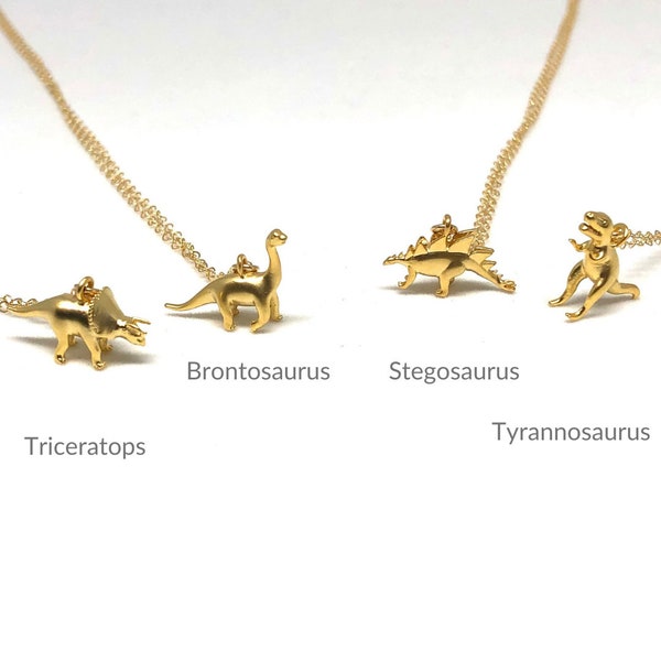 Dinosaur Necklace - Etsy