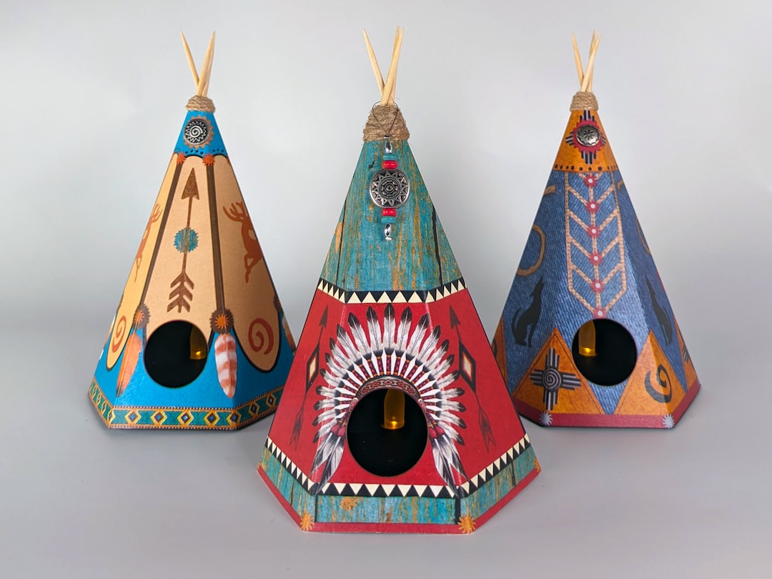 Teepee Tea Light Decorations - Etsy
