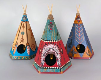 Teepee Tea Light Decorations - Etsy