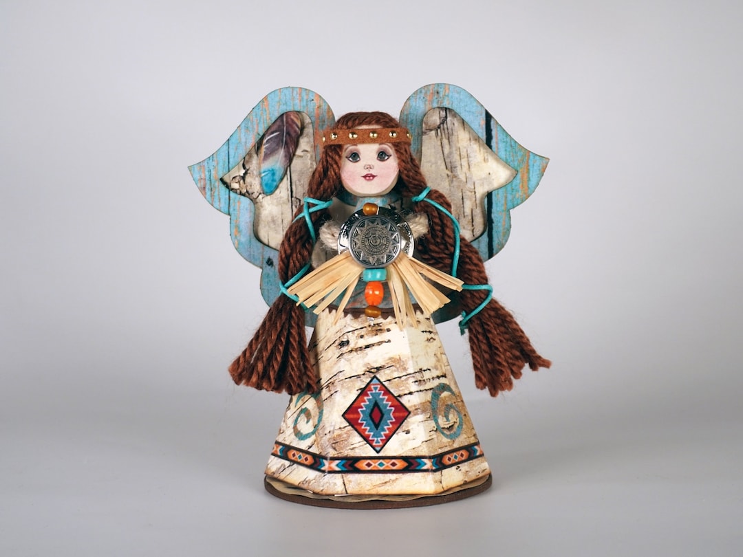 Native American Indian Angel Doll - Paper Crafts, Southwest Decor ...