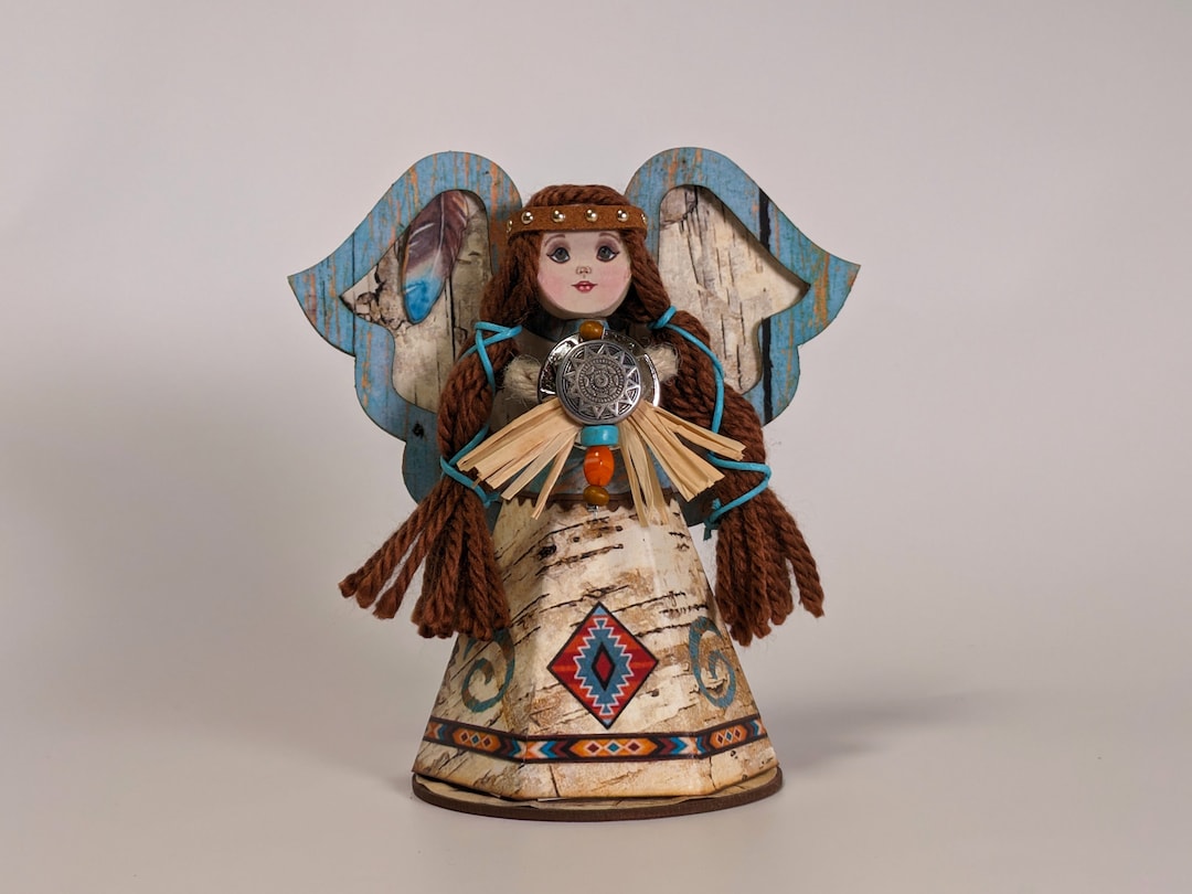 Native American Indian Angel Doll Paper Crafts Southwest - Etsy