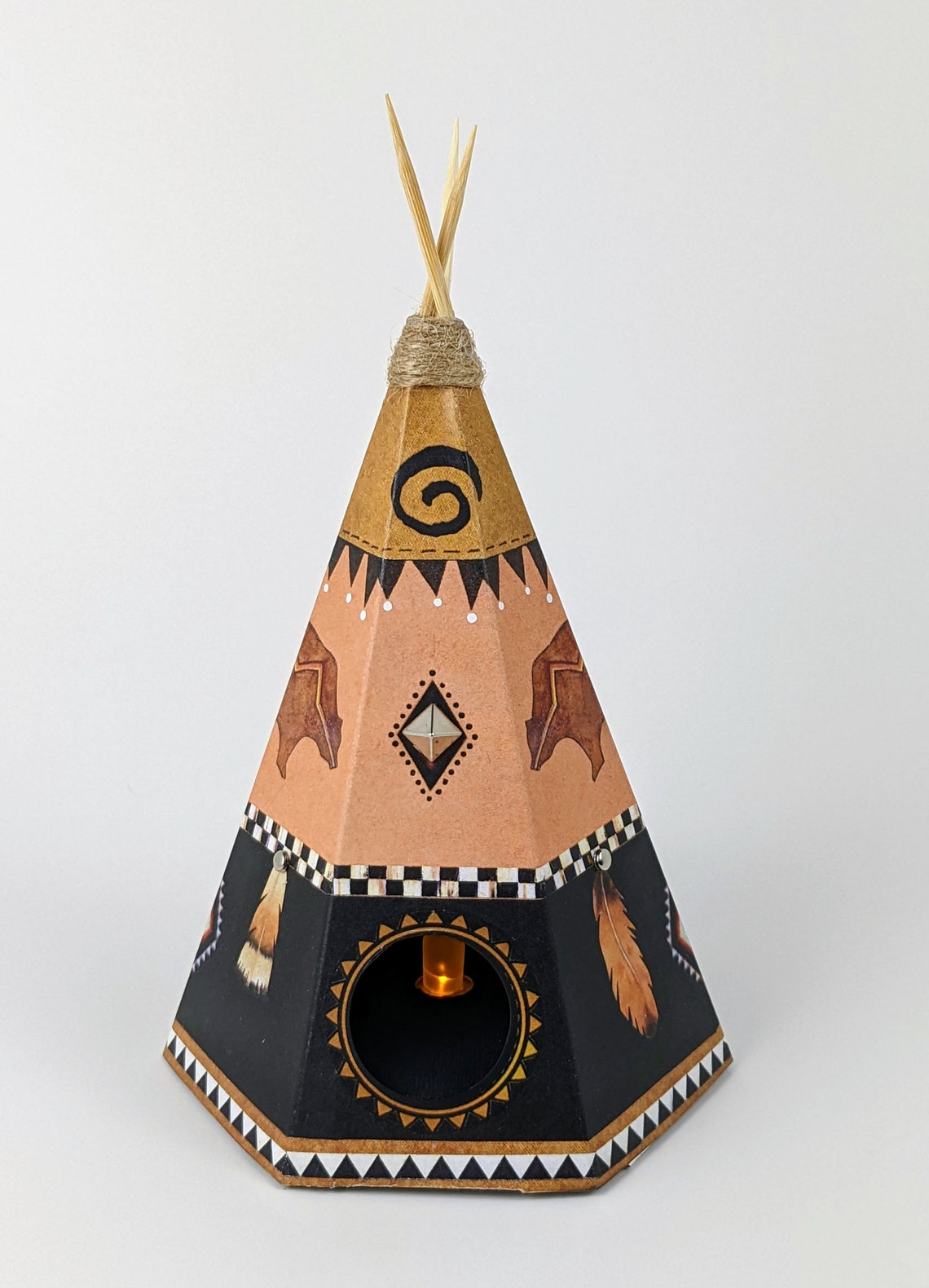 Teepee Tea Light Decorations - Etsy