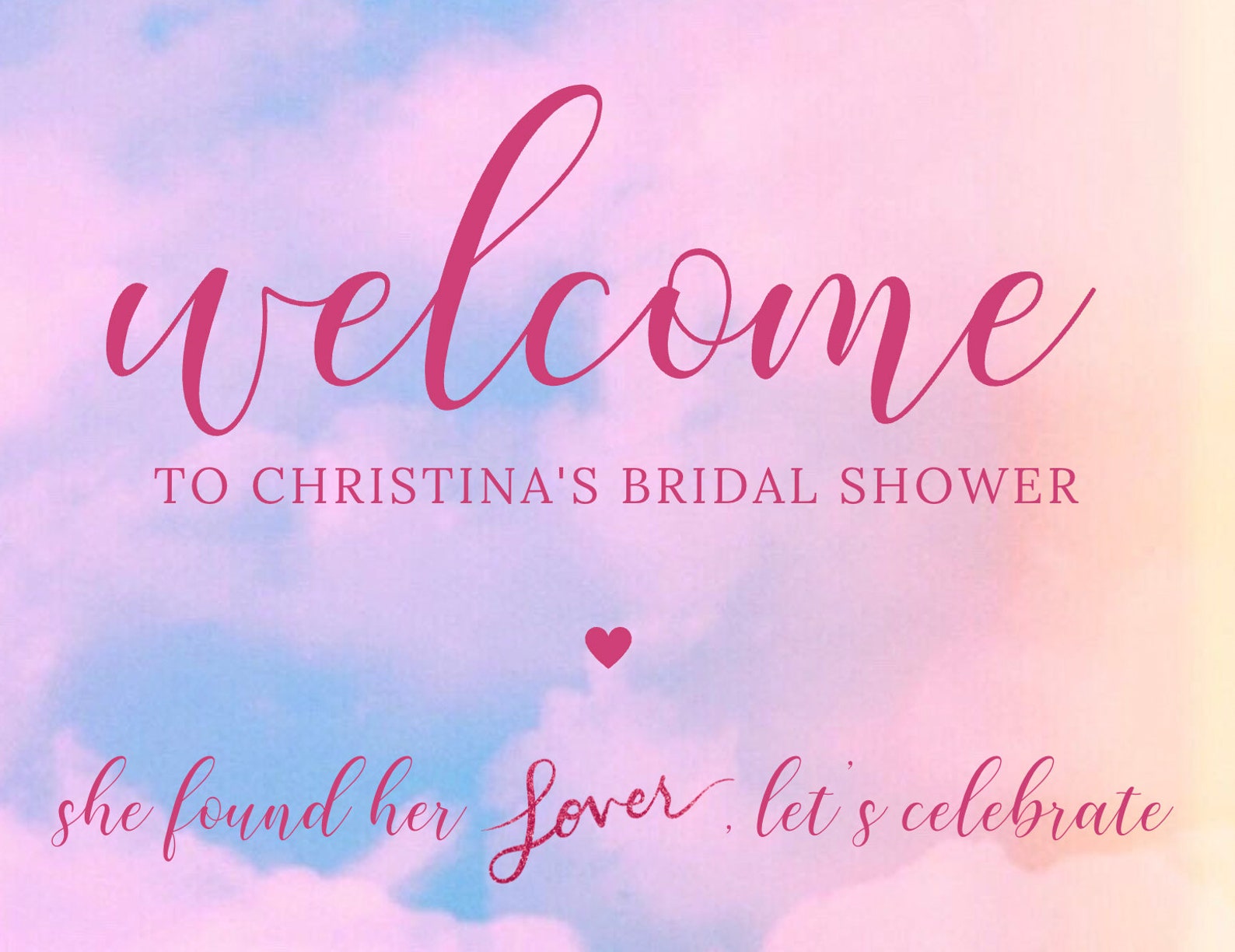 LOVER Welcome customized Taylor Swift Pastel Watercolor - Etsy