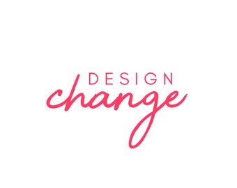 Stock Item Design Change Fee - Etsy