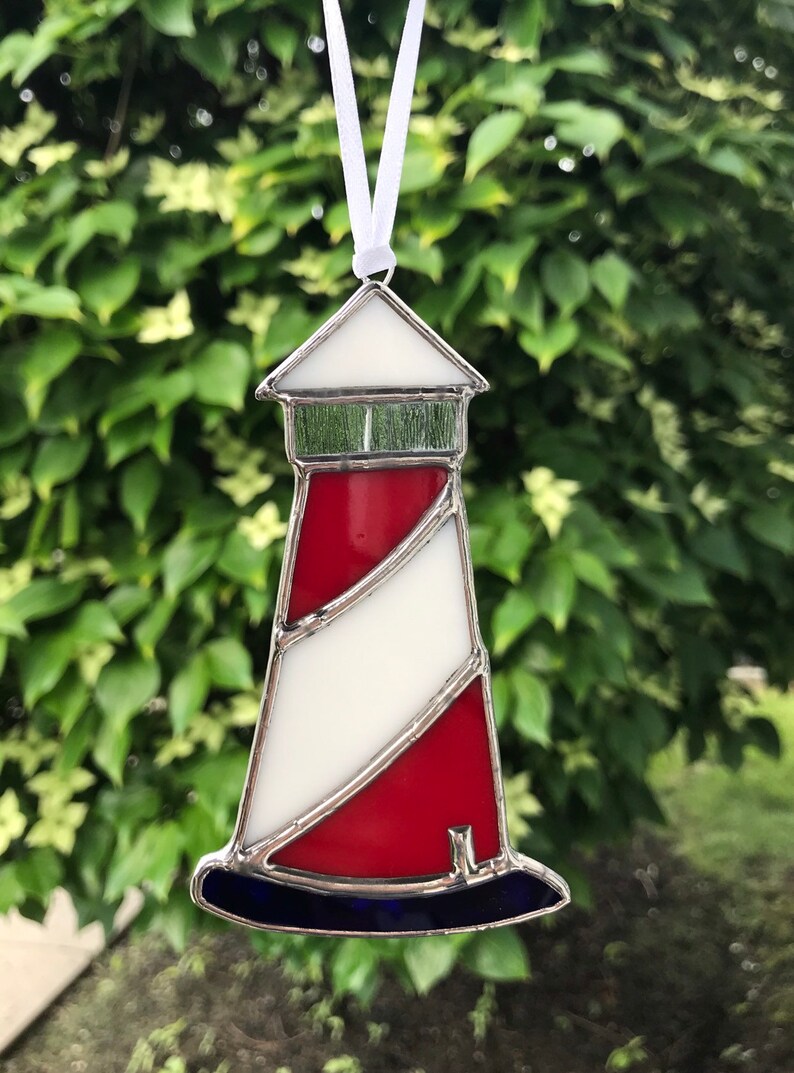Lighthouse Decor Stained Glass Lighthouse Lighthouse | Etsy