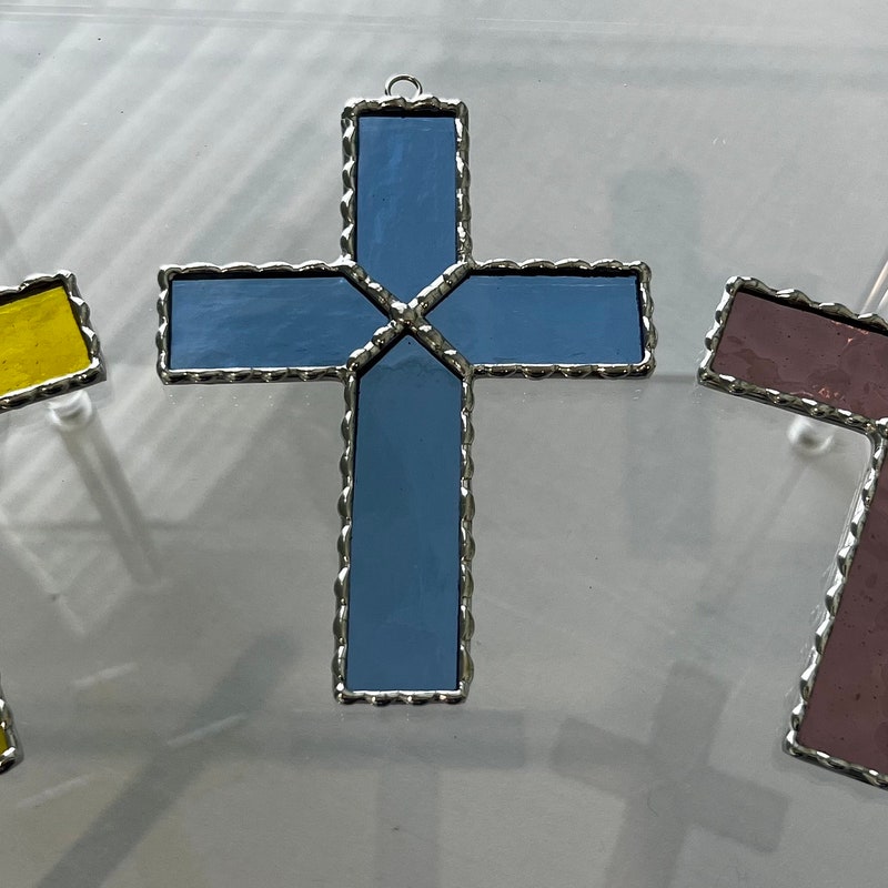 Stained Glass Cross - Etsy