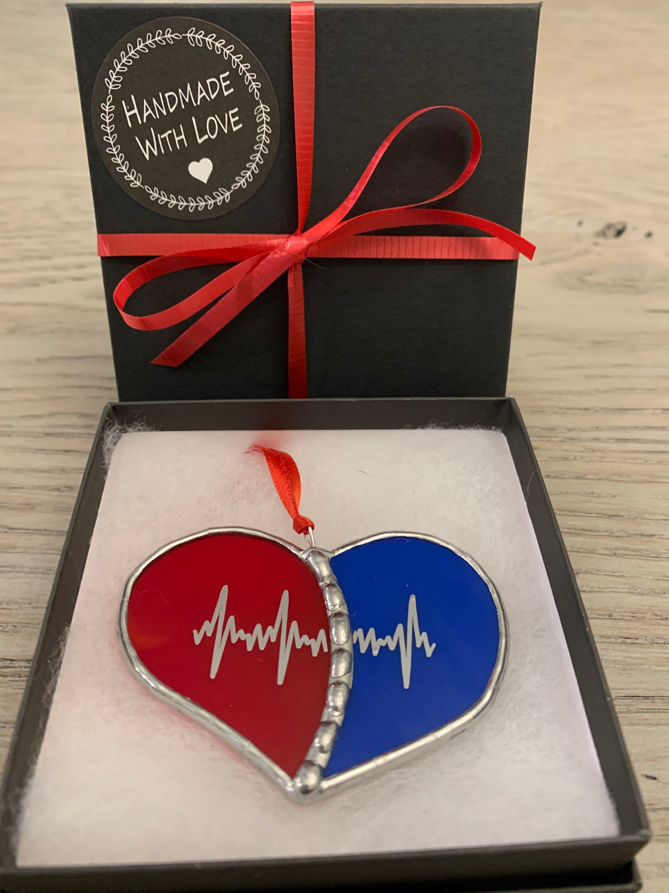 Congenital Heart Defect Awareness Ornament, CHD Awareness Heart ...