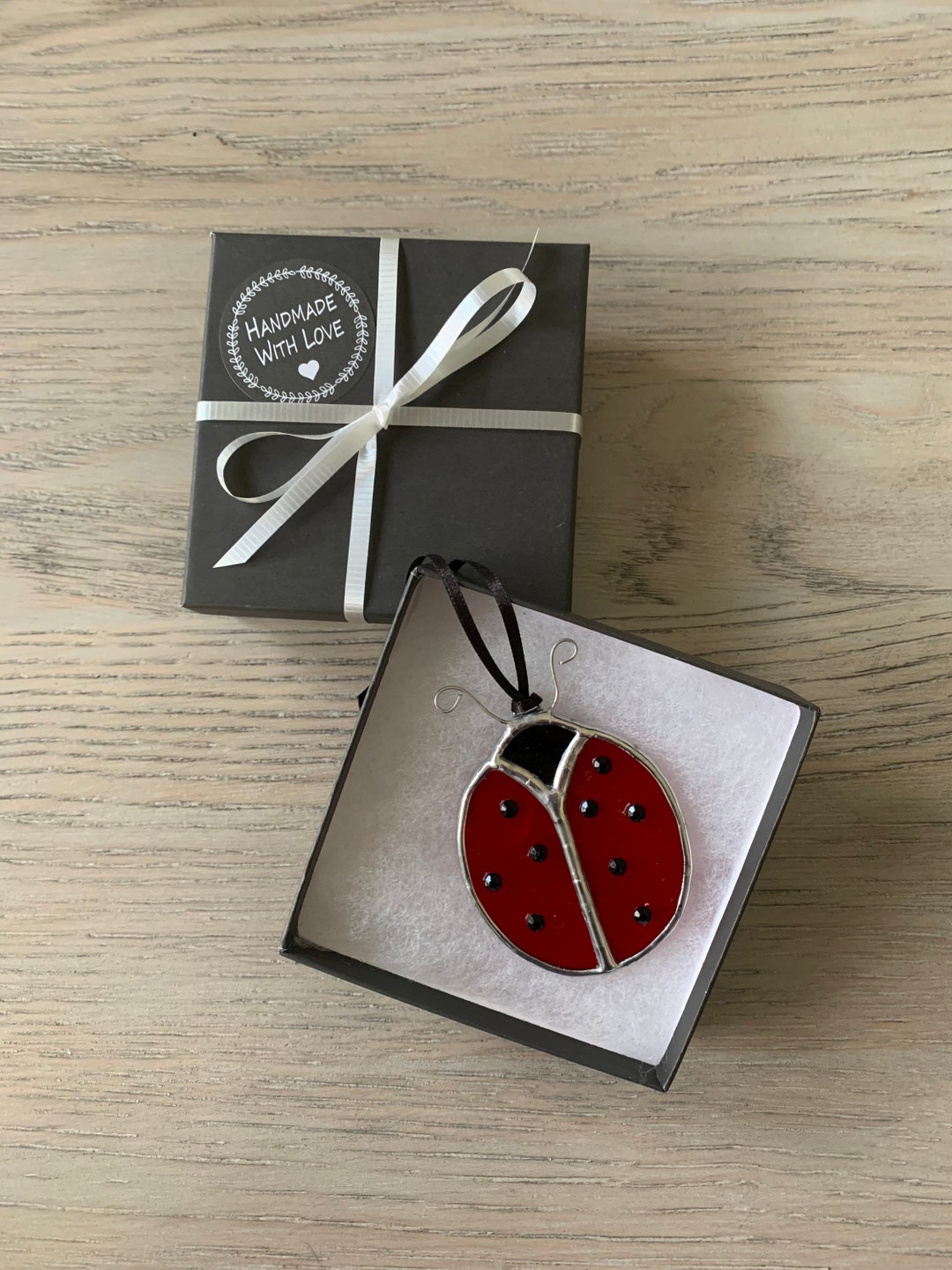 Ladybug Decor, Stained Glass Ladybug, Ladybug Ornament, Ladybug ...