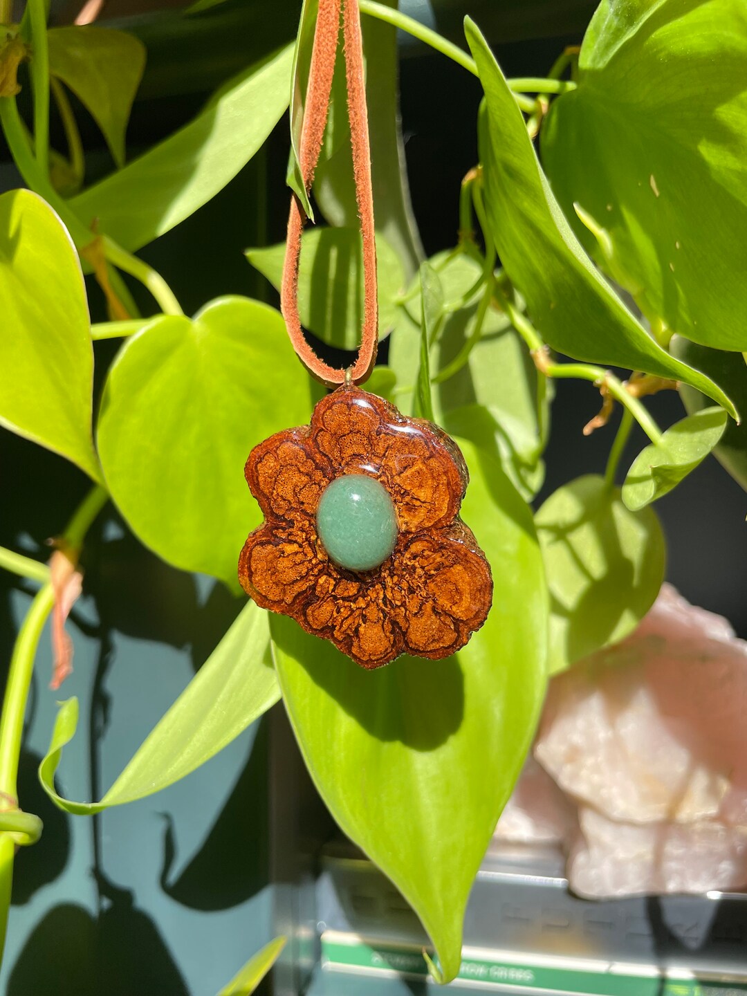 Green Aventurine Ayahuasca Pendant - Etsy