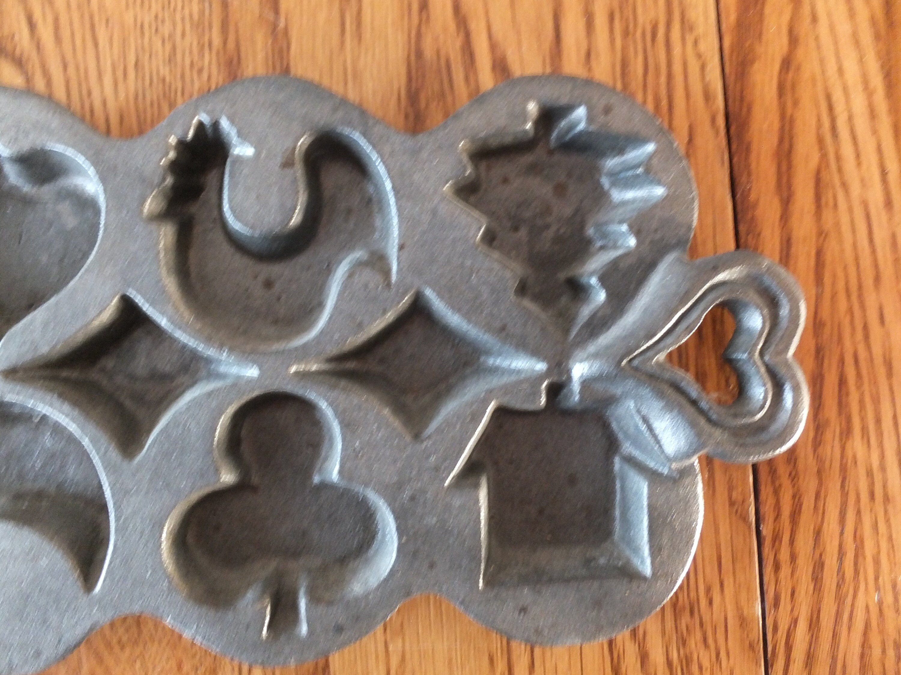 Cast Iron Cookie / Candy Mold - Etsy