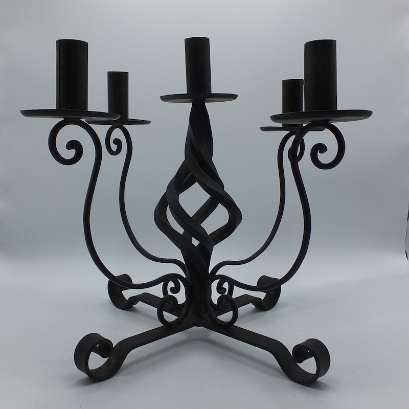 Hand Forged Candelabra - Etsy