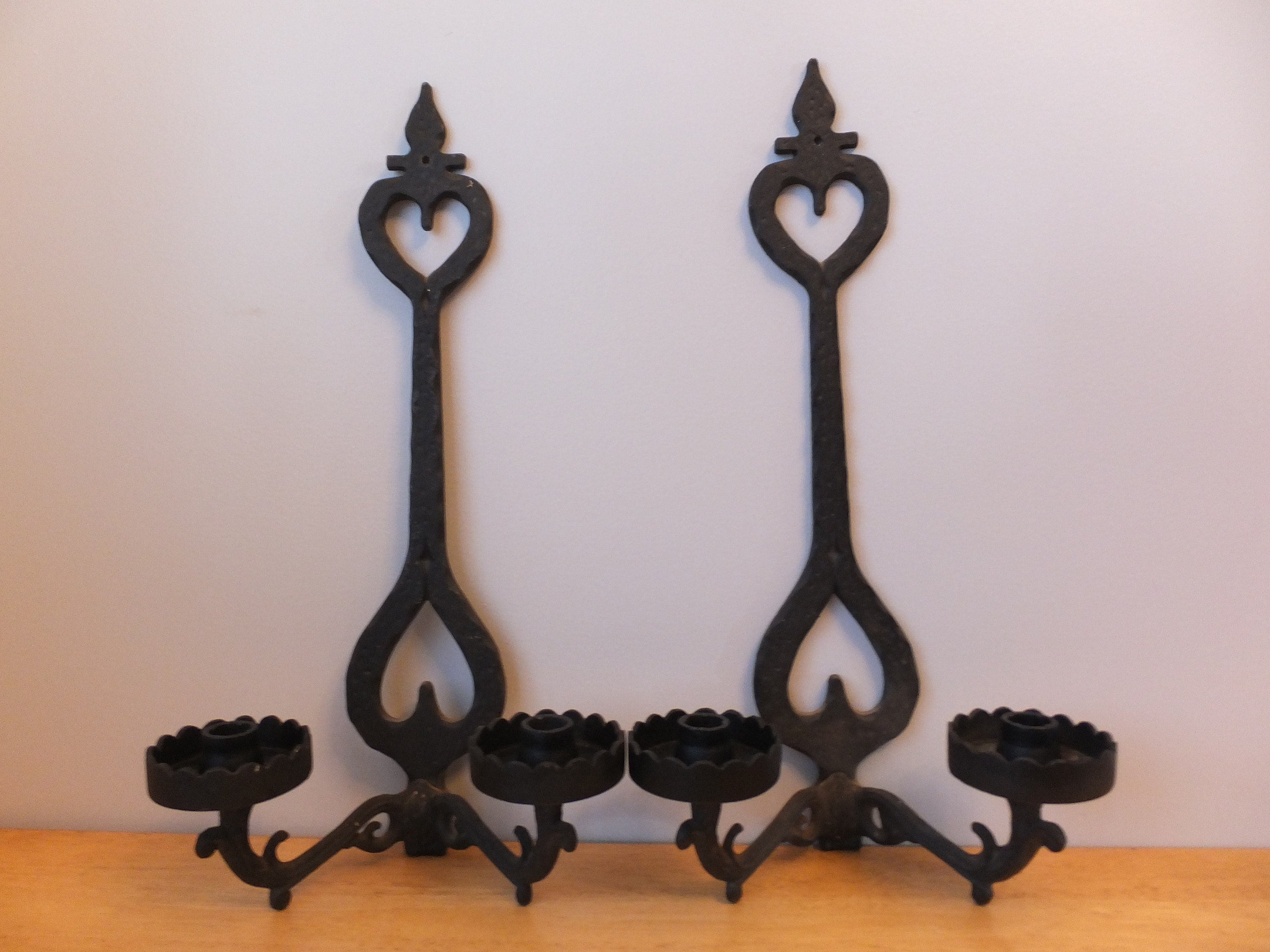 Candleholders Cast Iron Candle Holders Gothic Black Lighting Decor ...