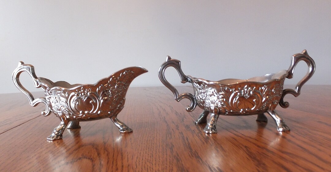 Raimond Silverplate Sugar and Creamer - Etsy