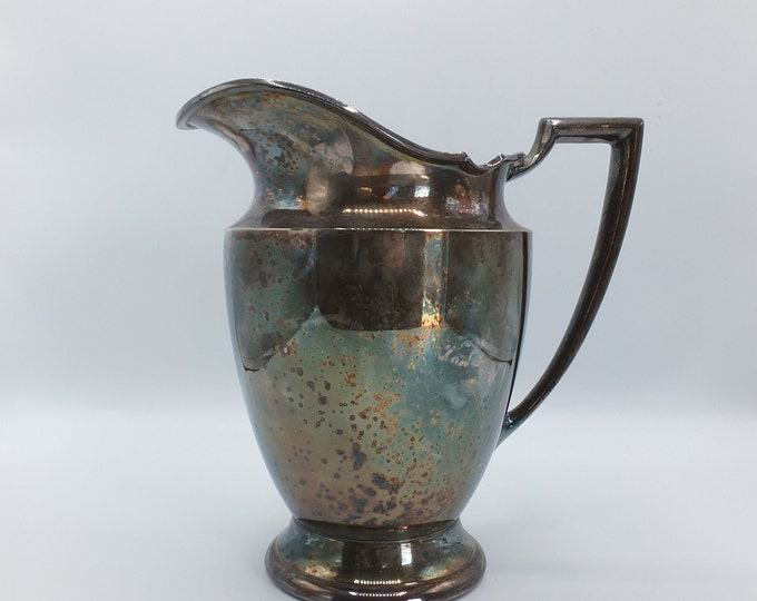 Wm Rogers Silver Plated Water Pitcher Washington Pattern # 1010 - Etsy