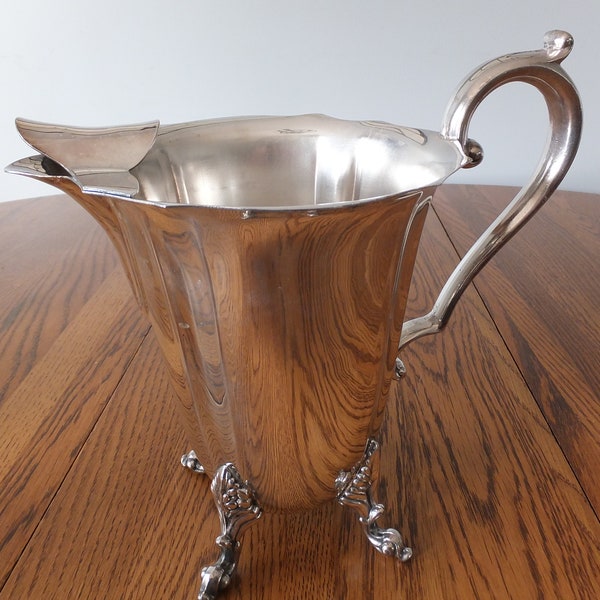 Silver Plate Pitcher - Etsy