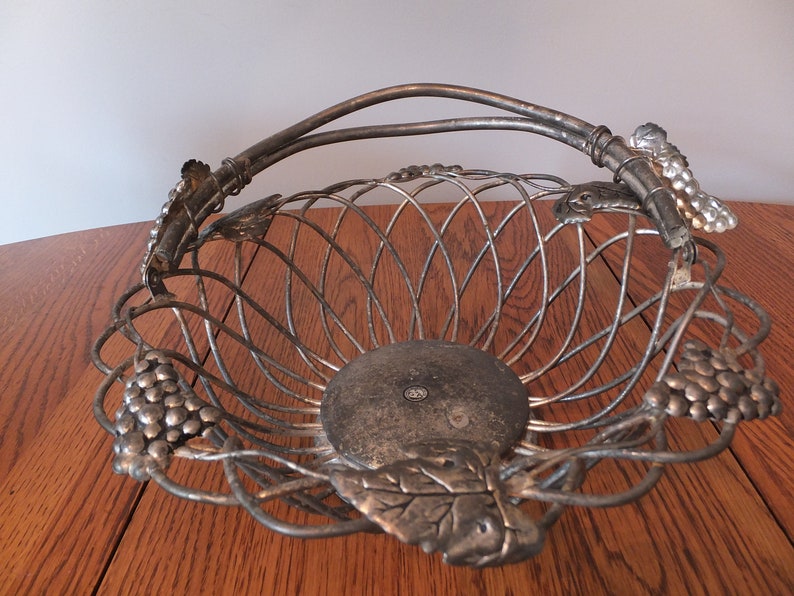 Vintage Godinger Silver Plated Basket With Grapes and Vines - Etsy