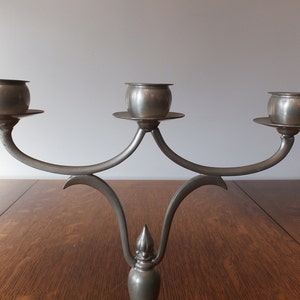 Vintage Insico Pewter 3 Arm Candelabra - Etsy