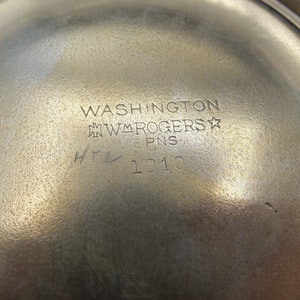 Wm Rogers Silver Plated Water Pitcher Washington Pattern 1010 - Etsy