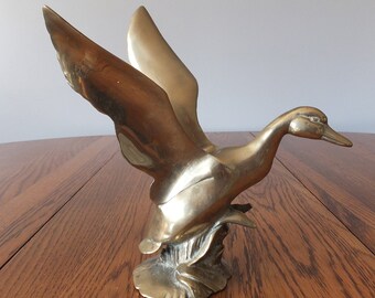 Flying Duck Figurine - Etsy