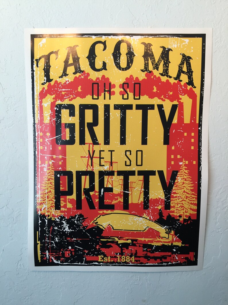 Gritty Pretty Poster - Etsy