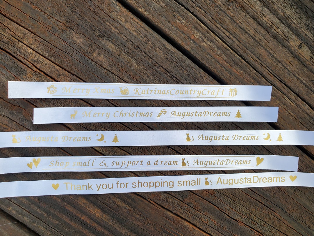 Custom Ribbon Color Ribon Label Custom Valentine's Day, Christmas ...